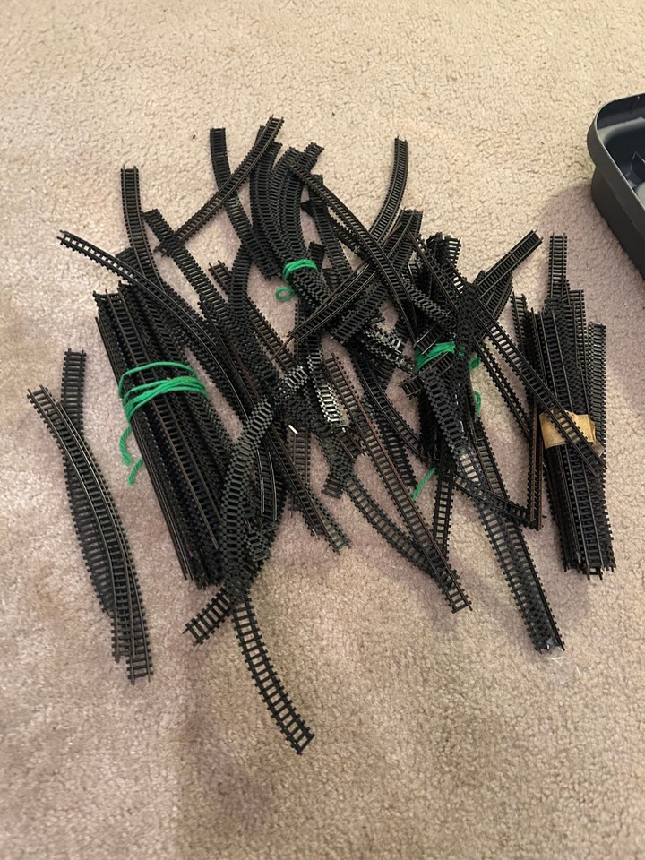 N Scale Atlas Model Train Track Lot 200+ Assorted Pieces Vintage | eBay