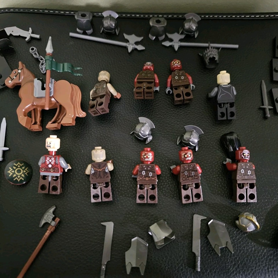 Lego Minifigure Lord of the Rings Lot. Legolas, Gimli, Sauron, Gandalf ...