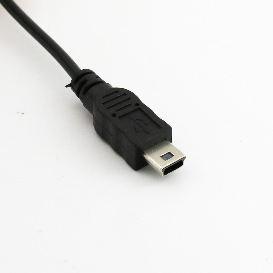 Mini USB 5 Pin Female to Micro 5 Pin Angled & Mini 5 Pin Male Y ...