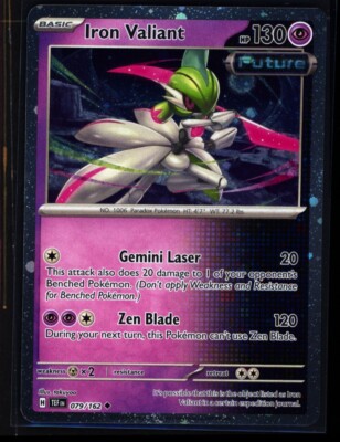1x Iron Valiant 079/162 - SV05: Temporal Forces Cosmos Pokemon NM 0404 ...