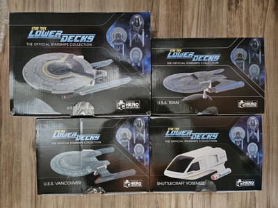 Star Trek Lower Decks Set 4 USS Cerritos USS Titan USS Vancouver USS ...