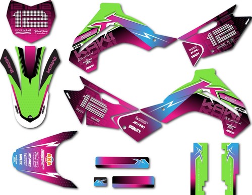 Custom sticker Kit to Fit Kawasaki KLX 140 2019 - 2026 Dreams style ...