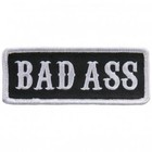 BAD ASS Iron On Patches - Embroidered Designed Sew On Patch, 4" x 2" | eBay