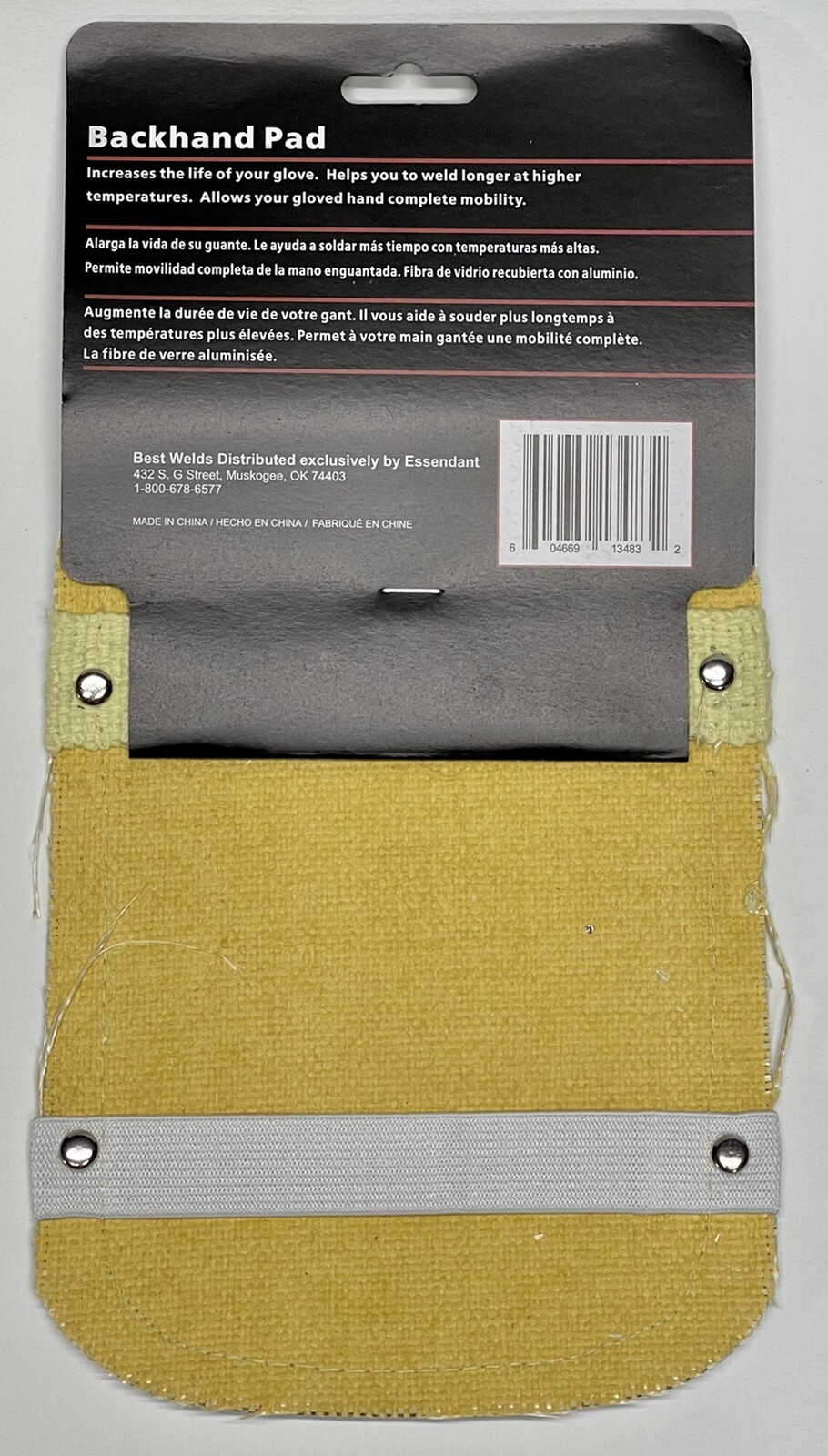 Best Welds Aluminized Back Hand Pad. Free Shipping! | eBay