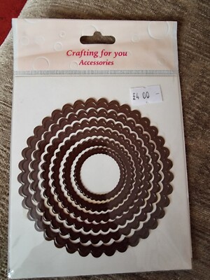 Crafting for You - Nesting dies Circle shaped 6 Dies FREE DELIVERY ...