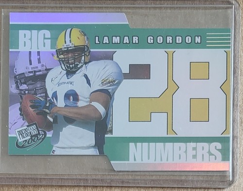 2002 Press Pass Big Numbers #BN10 Lamar Gordon North Dakota St Football ...