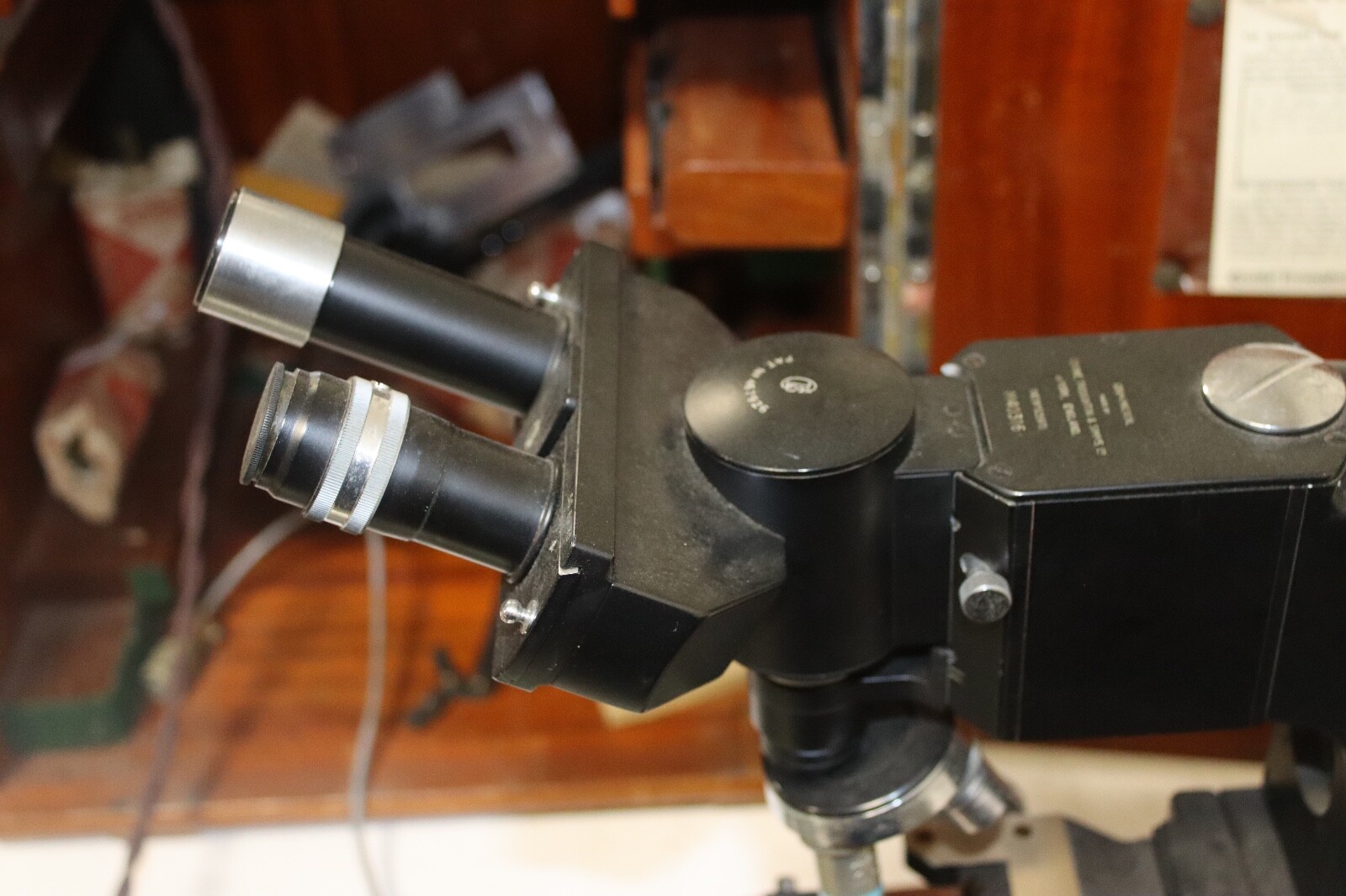 Vintage Cooke Microscope Wooden box Case M40316 | eBay