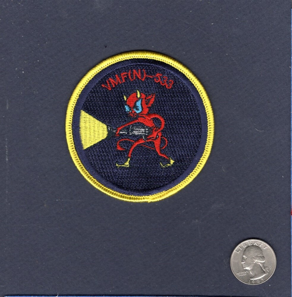 Original VMFA(AW)-533 VMF(N)-533 HAWKS Legacy USMC Squadron Patch | eBay
