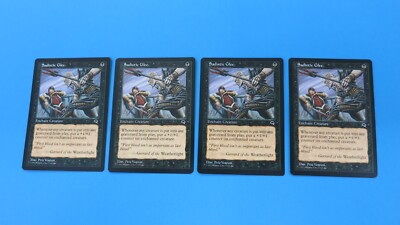 4x SADISTIC GLEE ENCHANT TEMPEST MTG MAGIC THE GATHERING NM / UNPLAYED ...