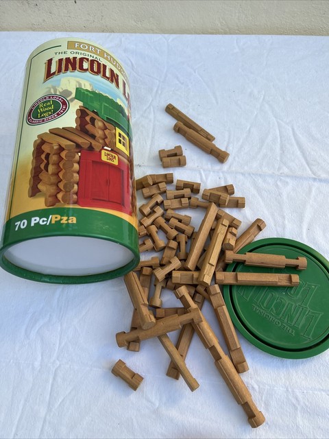 The Original Lincoln Logs Fort Hudson 2010 Real Wood Set 100 Complete ...