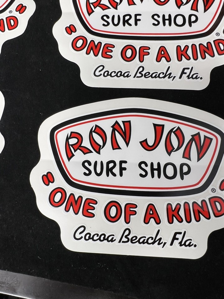 1 Ron Jon Surf Shop Cocoa Beach Florida Decal Bumper Sticker “One Of A ...