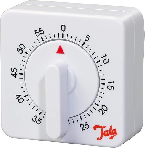 Tala 10A07213 Kitchen Timer Loud Ring Manual White Regular Free & Fast Delivery* | eBay