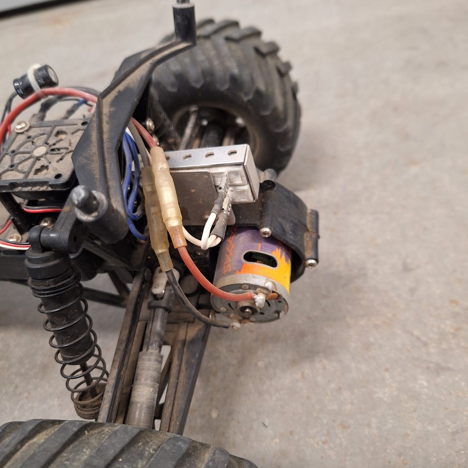 Vtg Traxxas Stampede Pro Classic RC Remote Control 2WD 1/10 Monster ...