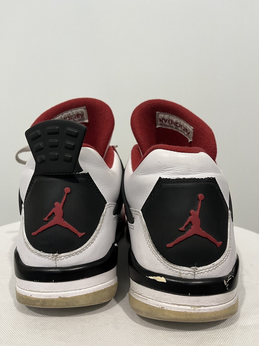 Jordan 4 Fire Red Nubuck