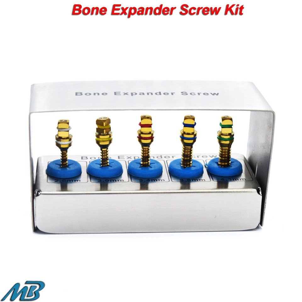 Dental Bone Compression & Expander Screws Kit Implant Sinus Lift Tools ...