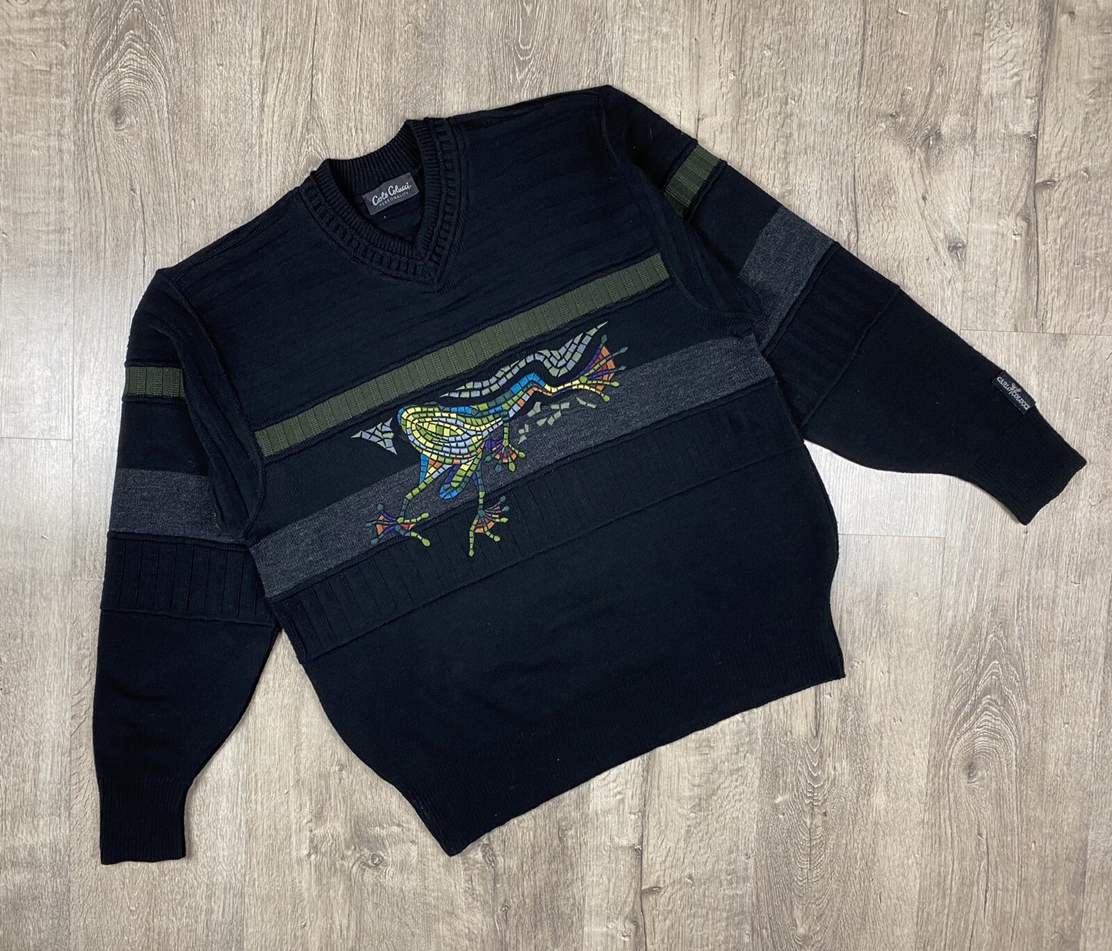 Mens Vintage Carlo Colucci Wool Sweater size 52 - Gem