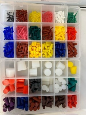 Powder Coating Silicone Tapered Plugs STP-Kit | eBay