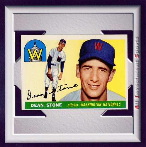 1955 Topps DEAN STONE #60 NM (OC) *amazing baseball card for your set ...