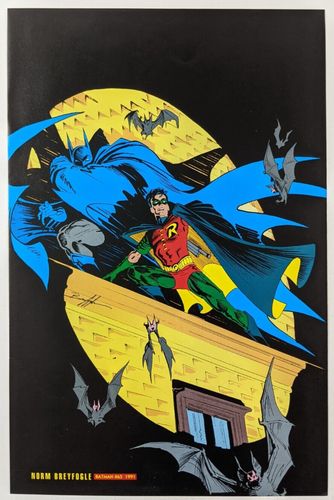 Batman 465 374 Cover Art Comic Poster PROMO Original Pin-Up Robin ...