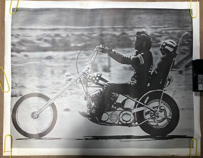 Original Vintage Poster Easy Rider Peter Fonda Motorcycle Chopper Movie ...