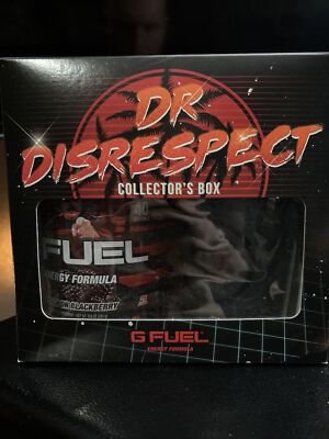 Dr Disrespect GFuel Collectors Box - NEW UNOPENED - VSM out of your ...