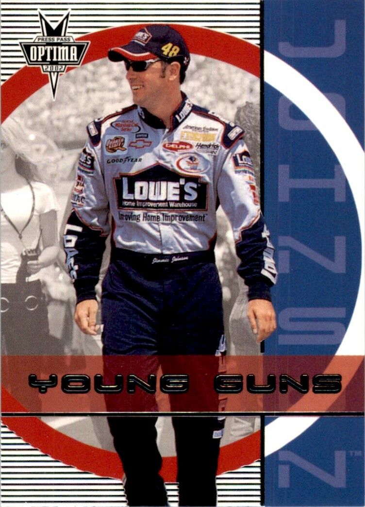 2002 Press Pass Optima - Young Guns #47 Jimmie Johnson for sale online ...