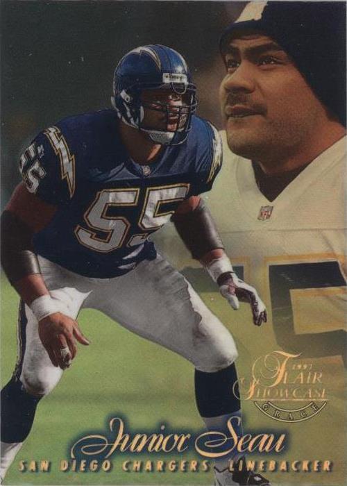 1997 Flair Showcase - Junior Seau #55 Row 1 for sale online | eBay