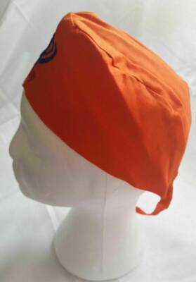 Sikh punjabi kesari orange kids baby patka pathka khanda bandana head ...