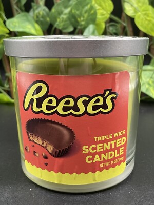 REESE'S Triple Wick Scented Candle - LARGE 14 OUNCE- "Chocolate Lovers ...