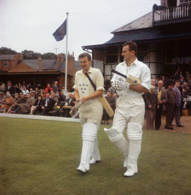 Jim Parks And Ted Dexter Circa Sussex County Cricket Club 1956 OLD ...