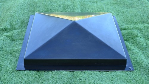 Concrete Mold Pier Caps Fence Capping 20.27x20.27 in ABC plastic P10 ...