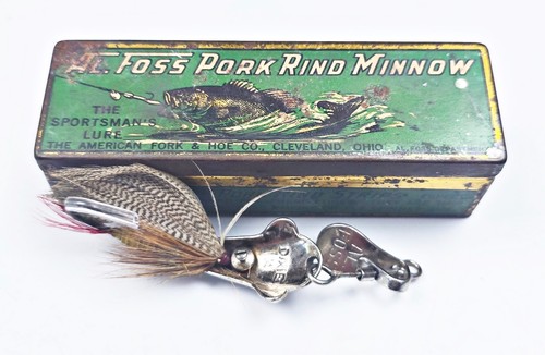 Al Foss No 14 Dixie Wiggler Lure In Green Tin Box c 1928 | eBay