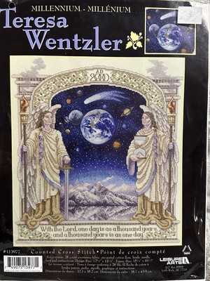 Teresa Wentzler MILLENIUM Angels Counted Cross Stitch Kit Leisure Arts ...