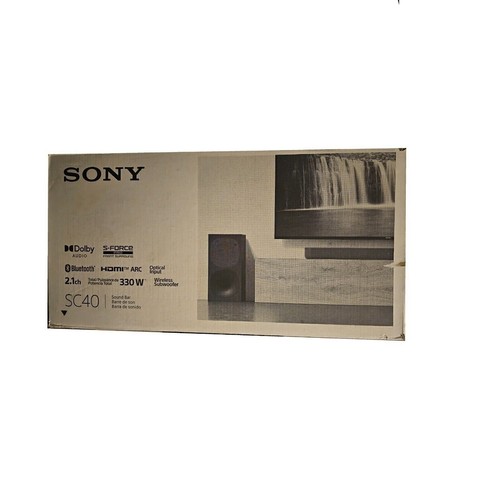 Sony - SC40 Soundbar - 2.1ch - Wireless Subwoofer - Black - Open Box | eBay