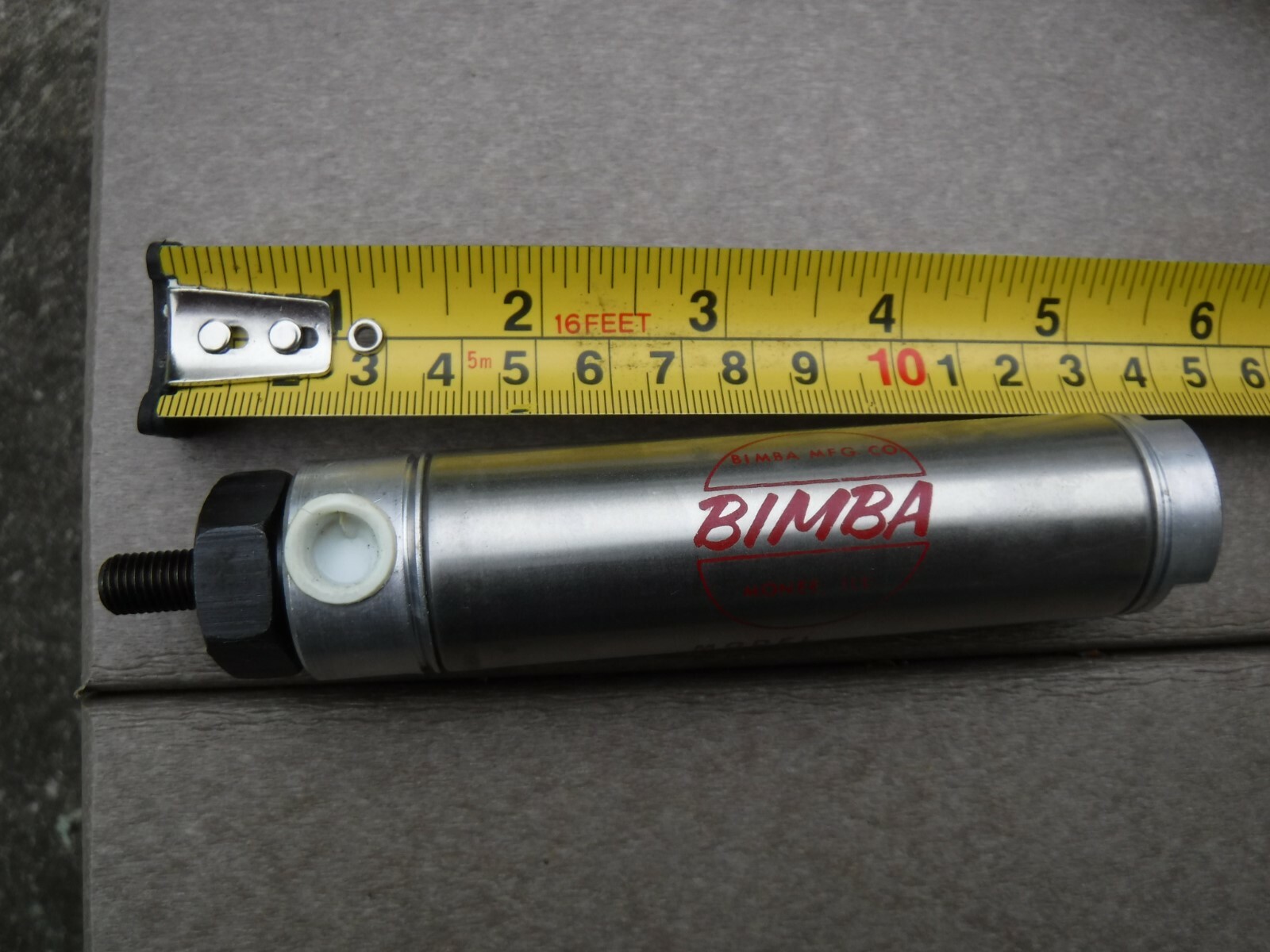 BIMBA 092-D AIR CYL PNEUMATIC CYLINDER 2" STROKE NOS STAINLESS STEEL ...