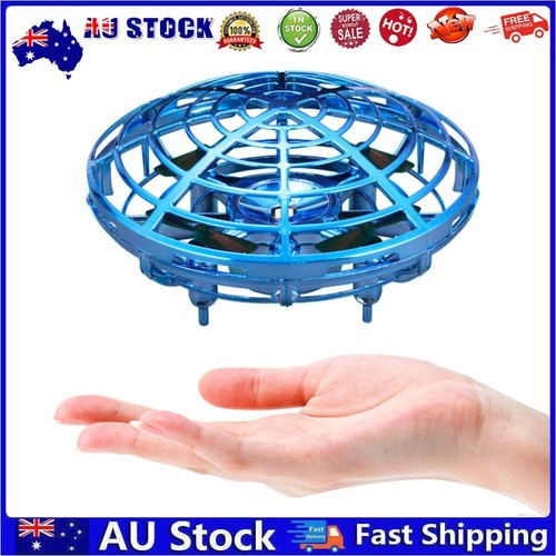 AU LED Hand Operated Drone, Motion Sensor Mini Hovercraft, Small Flying ...