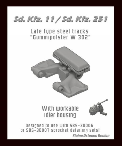 SBS Model 35043 1/35 Sd.Kfz.11, Sd.Kfz.251 Late Type Steel Tracks ...