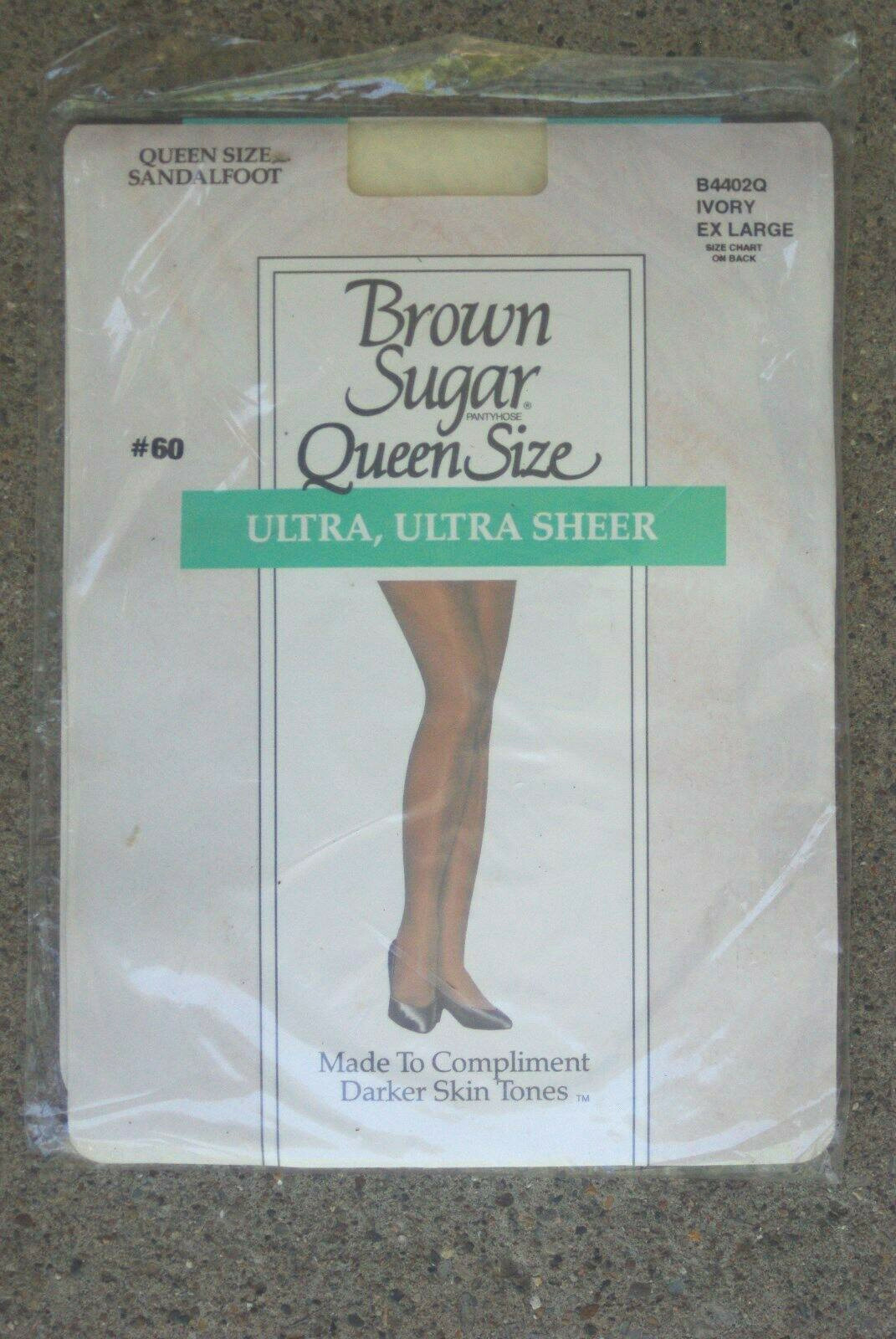 Brown Sugar Pantyhose QueenSize by L'Eggs Ivory Ultra Ultra Sheer ...