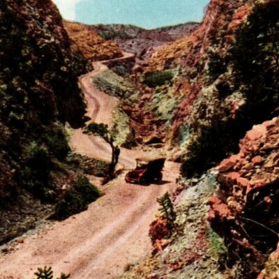 Looking up Priest Canon Royal Gorge Drive Canon City CO Vintage ...
