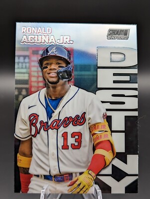 2022 Topps Stadium Club Chrome Ronald Acuna Jr Destiny #2B Braves | eBay