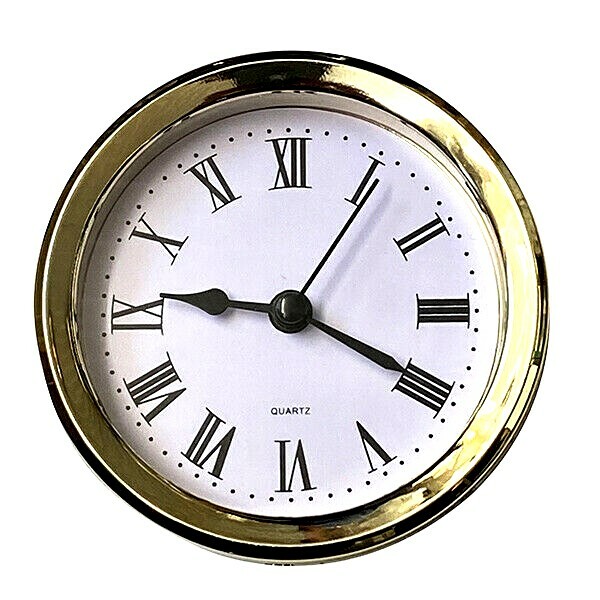 New Quartz Replacement Bezel Clock Insert - Sizes Option - Clip Fit ...