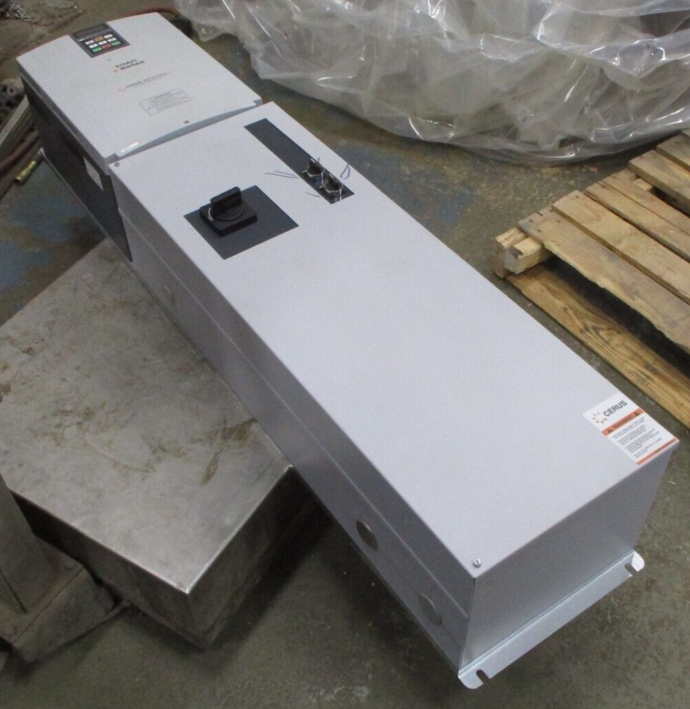 Titan Cerus VFD Motor Controller & Enclosure CI-030-P4 35.9KVA 30HP 3PH ...