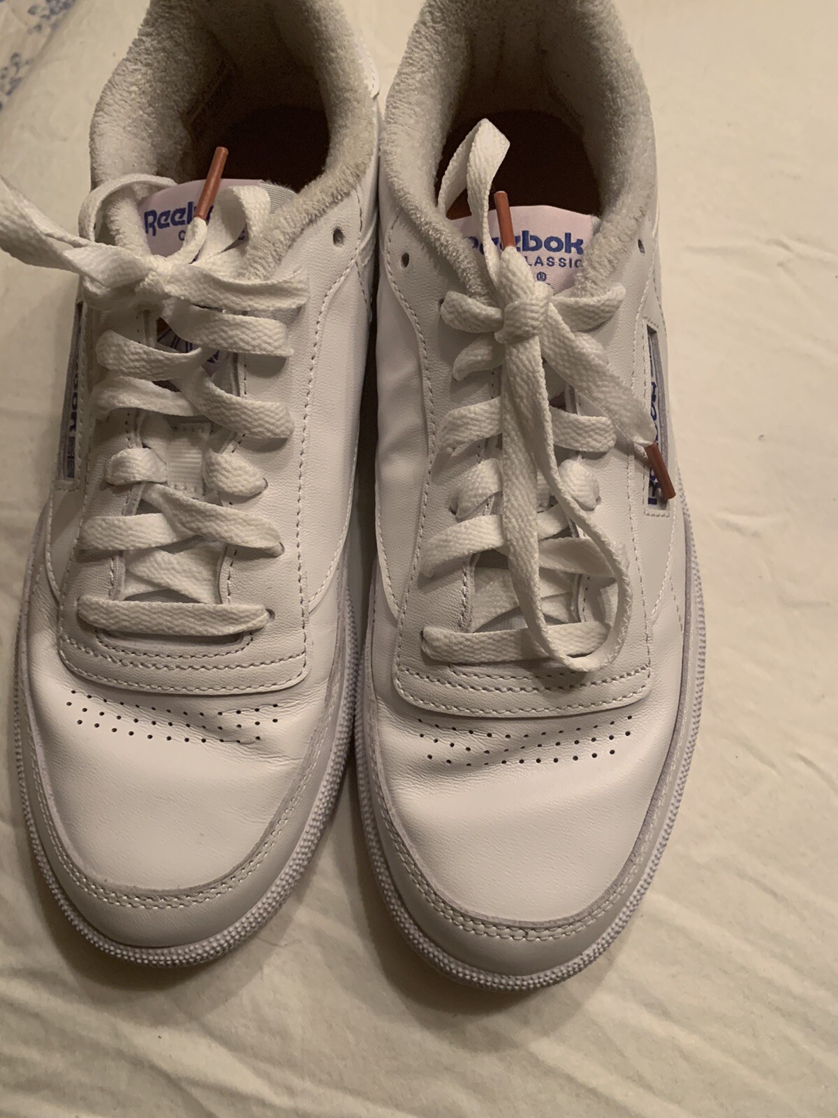 Size 9.5 - Reebok Classic Leather White - Gem