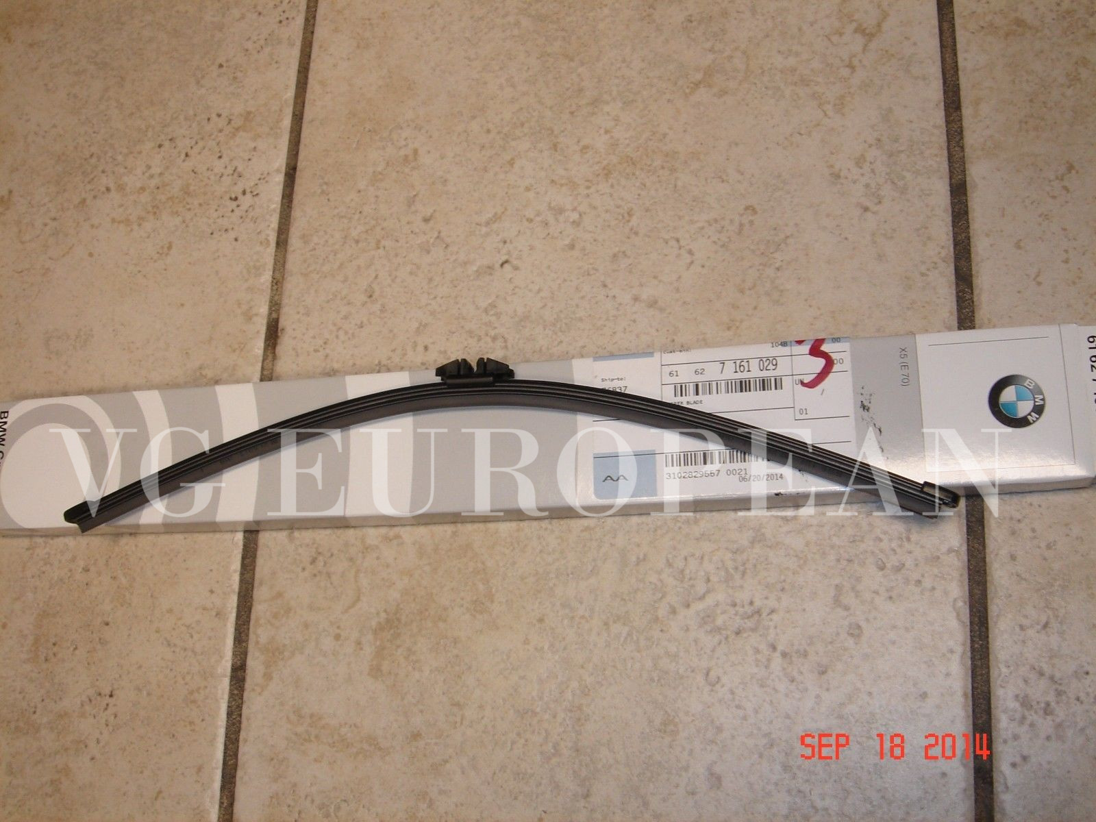 2007-2013 BMW E70 X5 Genuine Rear Windshield Wiper Blade | 61627161029 ...