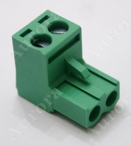 2 Pin - 5.0mm/5.08mm Green - Pluggable Connector - Terminal Block ...
