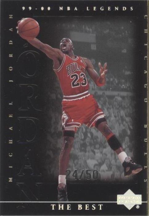 1999-00 Upper Deck NBA Legends - The Best Michael Jordan #89 ...