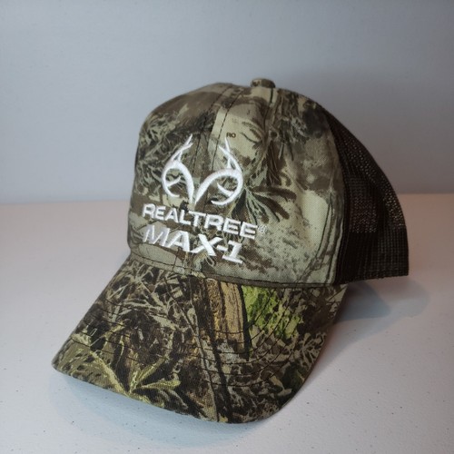Realtree Max-1 Camo Hunting Hat Cap Trucker Style Mesh | eBay
