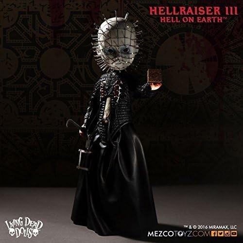 LDD HELLRAISER PINHEAD LIVING DEAD DOLLS Action Figure Doll Mezco RARE ...