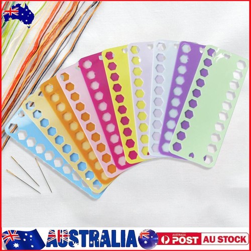 10x 20 Positions Plastic Thread Board Embroidery Row Line Organizer ...