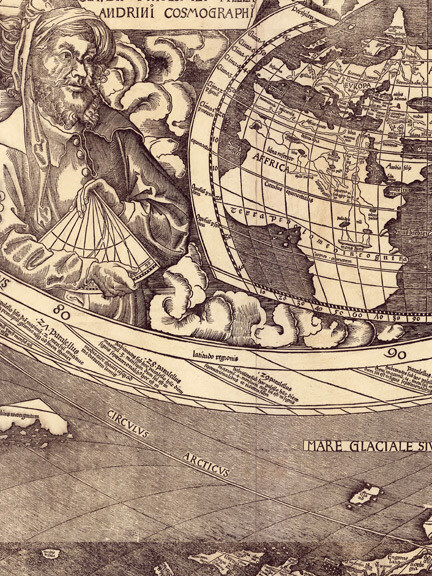 1507 Historic Map by Waldseemuller - First Map to Name "America ...